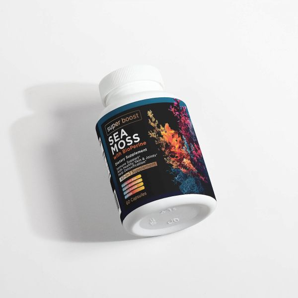 SEA MOSS Gel Capsules Supplement — Super Boost Nutra